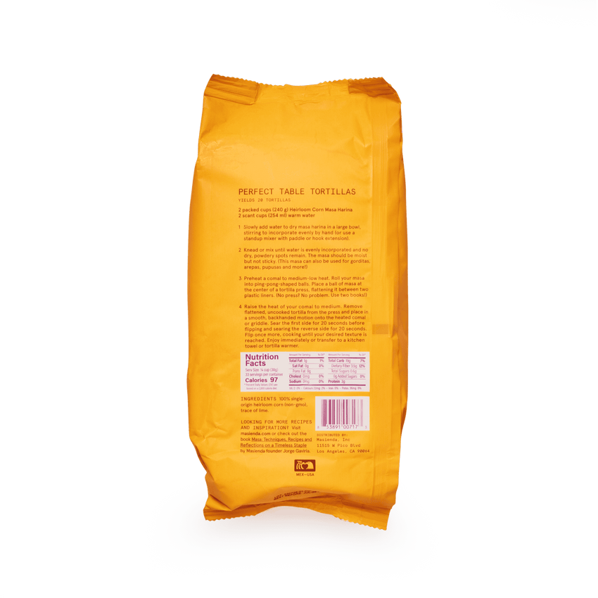 Heirloom Masa Flour | Masienda Yellow Corn Masa Harina (Case of 10)