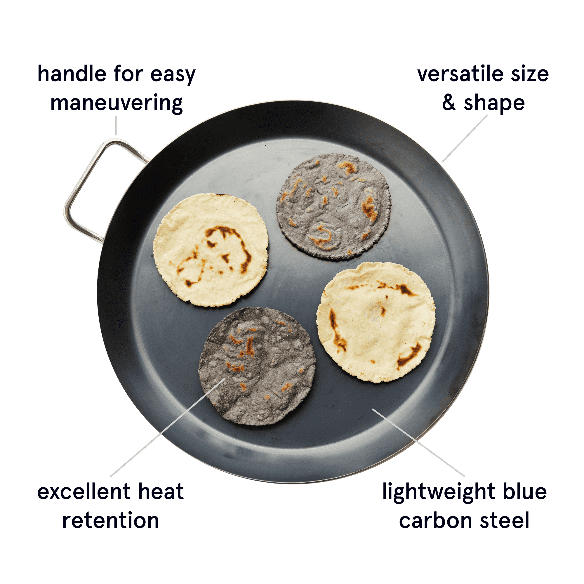 Made In x Masienda Carbon Steel Comal